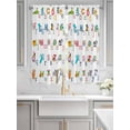 Bedroom Curtains 63 Inches length, Colorful Alphabet Window Treatment ...