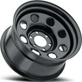 16x8 Vision HD 85H Soft 8 Gloss Black Wheel 5x4.5 (0mm) CAPS SEPARATE ...