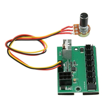 8 Way Fan Hub, Wide Compatibility Firm Fixation PWM Fan Hub For 2 Pin ...