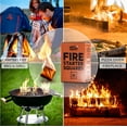 Grill Trade Fire Starter Squares 64 Pieces Natural Fire Starters For