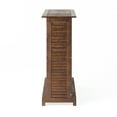 Ashlin Outdoor Acacia Wood Bar, Rich Mahogany - Walmart.com