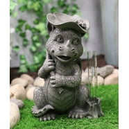 Ebros Whimsical Good Job Thumbs Up Dragon Garden Statue Faux Stone ...