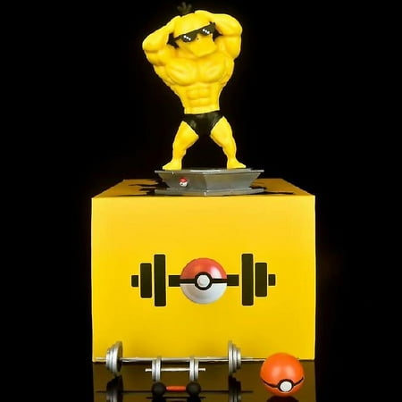 Pokemon All Styles Muscle Man Anime Charmande Squirtle Psyduck Body ...