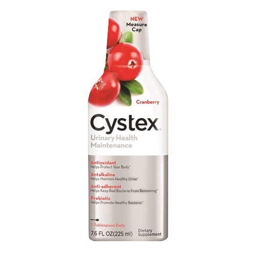 Cystex Cranberry Liquid Complex, Urinary Health, 7.6 oz, 2 Pack ...
