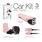 Naztech Safety Essentials Car Kit, MFi Lightning - Walmart.com