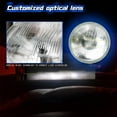 7 Inch LED GLASS Headlight Round, ORIGINAL CLASSIC LOOK conversion ...