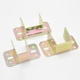 2 Pack U-Shaped Metal Bed Frame Connector Brackets,Stainless Steel ...