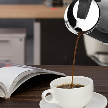 Ilsa Stainless Steel Neapolitan Drip Coffee Maker with Spout, 3 Cup ...
