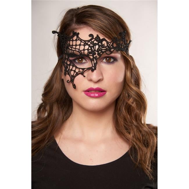 Kayso LL014BK K2007 Black One Eye Lace Mask - Walmart.com