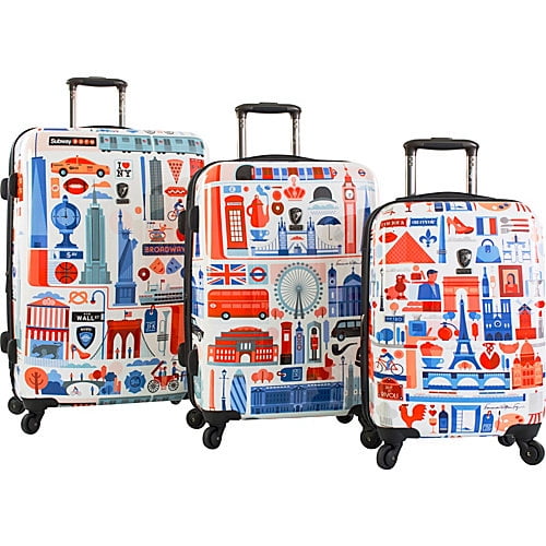 Heys America FVT 3 Piece S (Paris, London & New York) - Walmart.com
