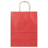Red Kraft Paper Bags, 8"x4.75"x10.25", 24ct - Walmart.com