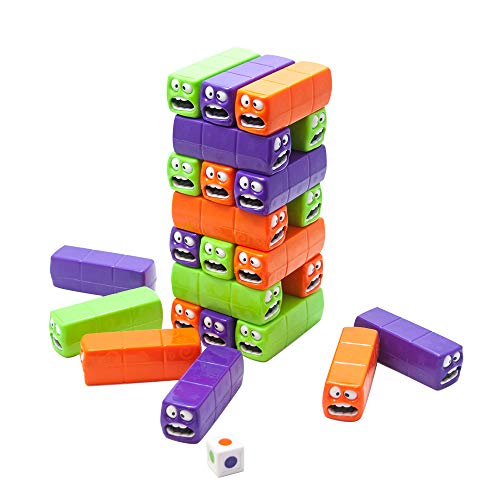 Fat Brain Toys Gusanos tambaleantes Push n Pull Worm Tower Fat Brain ...
