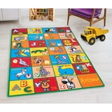 Teaching ABC Animals/Fruits Kids Educational Play mat for School ...