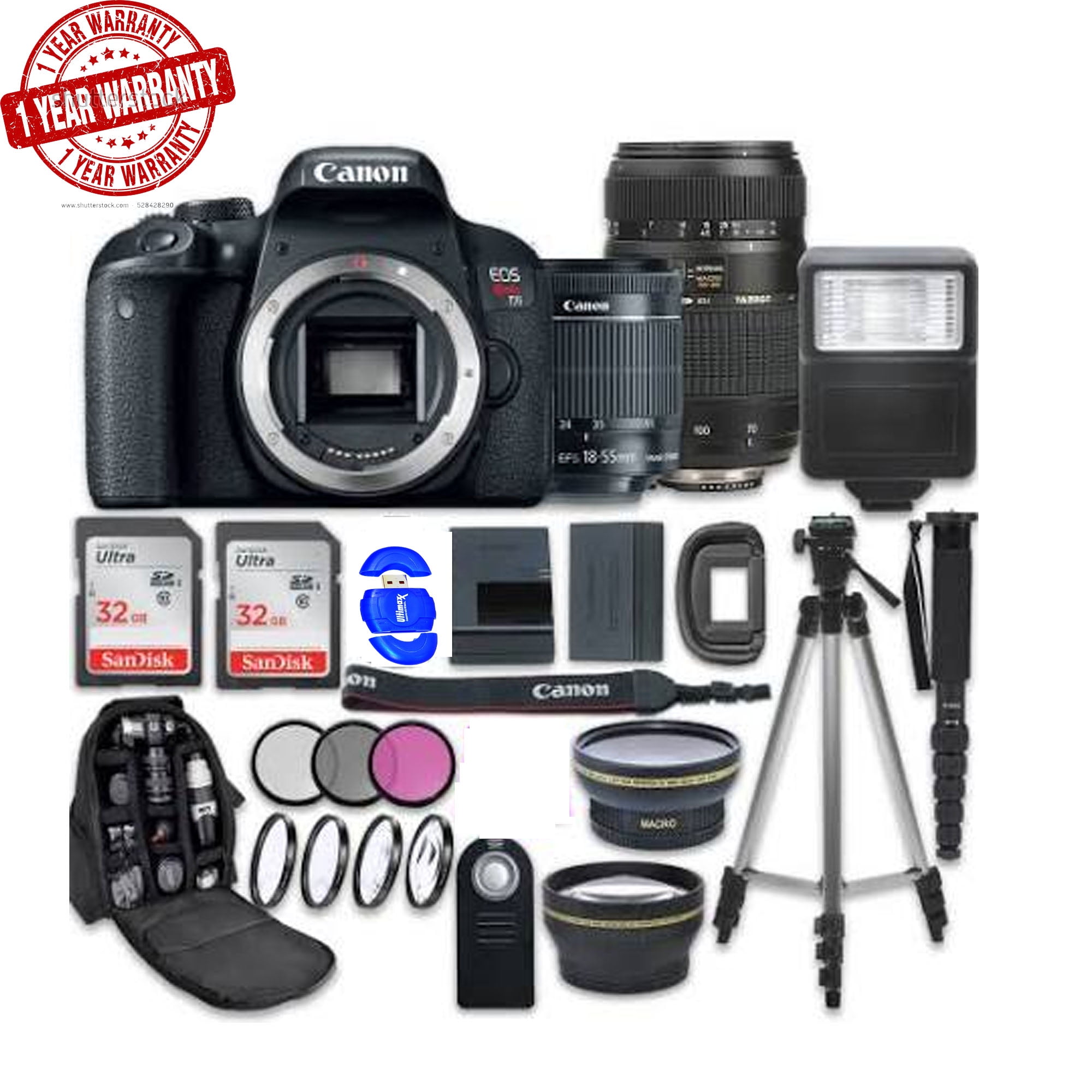 Nikon D610 Digital SLR Camera Body || 28-300mm VR Lens 64GB Card Case ...