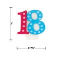 Creative Converting Bright and Bold 18th Birthday Molded Numeral Cake ...