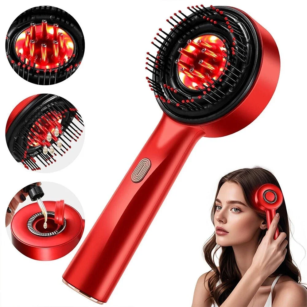 Click here for Addfst Electric Vibration Massage Comb Red Light T... prices