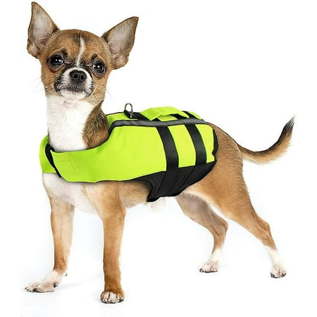 Small Dog Swimsuit Life Jacket Green | Walmart Canada