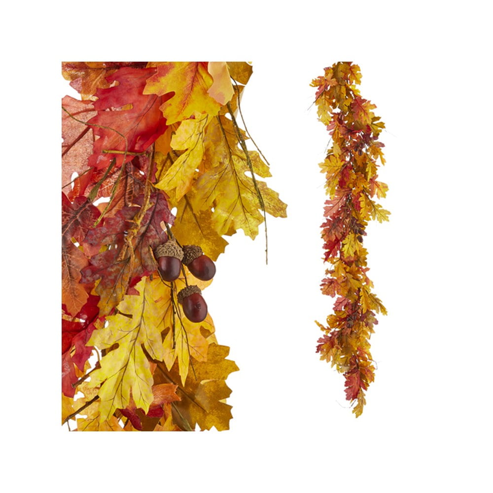 Raz Imports 2021 The Gathering Place 5-Foot Oak Leaves And Acorn ...