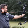 Sanlida DragonX8 RTH Compound Bow Package, Black, Adjustable 18-31‚Äù ...