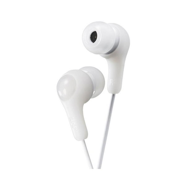 JVC - Wired In-Ear Headphones, Gumy Plus, White - Walmart.ca
