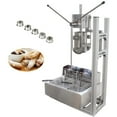 INTBUYING 5L Commercial Vertical Spanish Churros Machine with 12L Deep ...