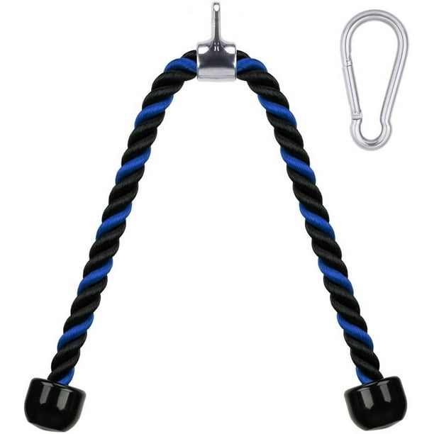 Heavy Duty Tricep Rope - 36 Inch Pull Down Fitness Cable Attachment ...