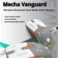XXPLKPFA G308 Wireless Mecha Wireless Gaming Mouse ，Rechargeable and ...