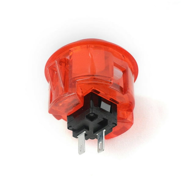 Push Button Game Machine Transparent Switch Snap Light Clear Fittings Console Raspberry Switch ...