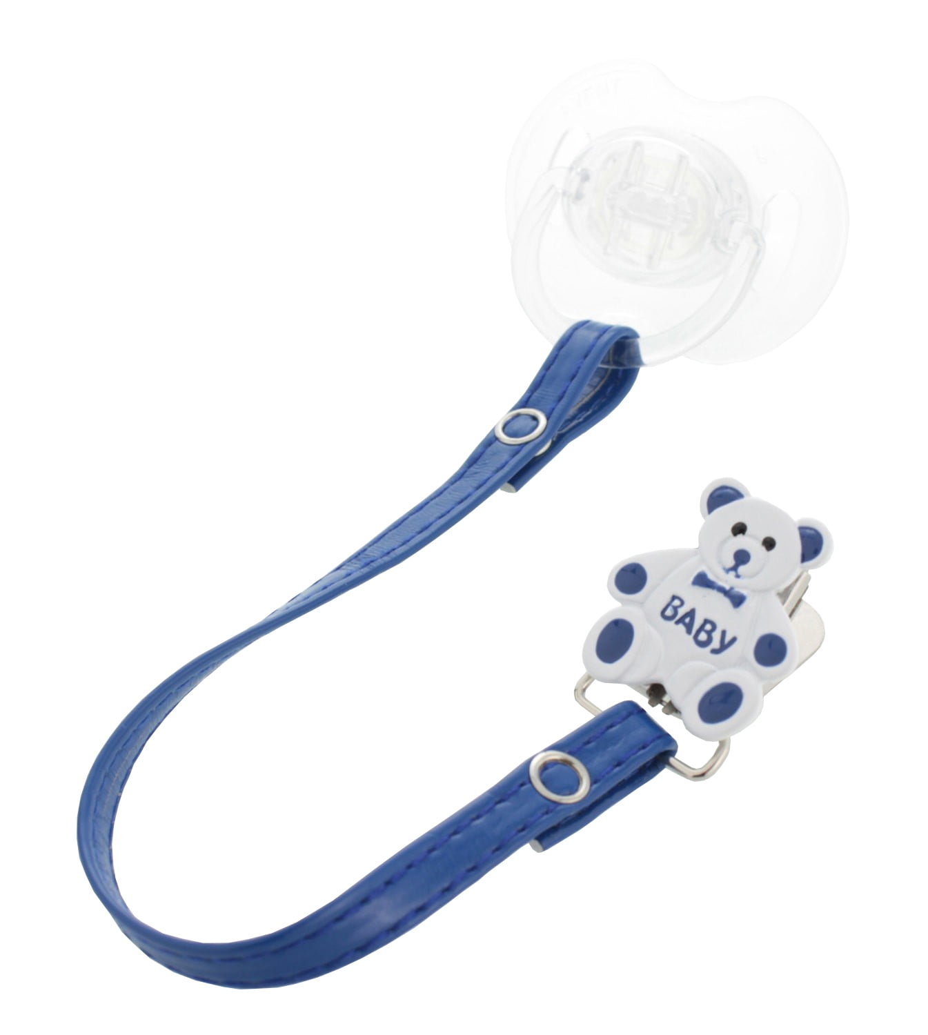 Enamel Teddy Bear with Matching Leather Strap - Walmart.com