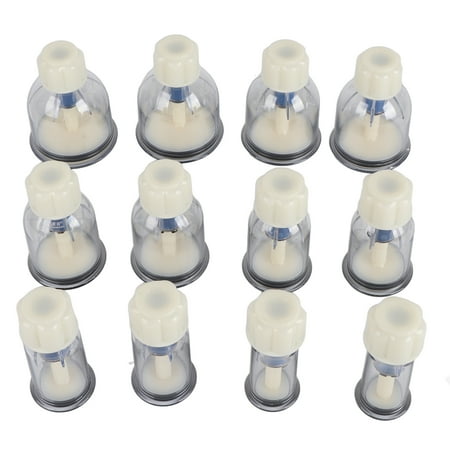 Vacuum Cupping Set,12pcs Hand Twisting Rotational Massage Cupping Cup ...
