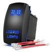 Nilight LED Light Bar Rocker Switch STEREO Rocker Switch 5 Pin Laser On ...