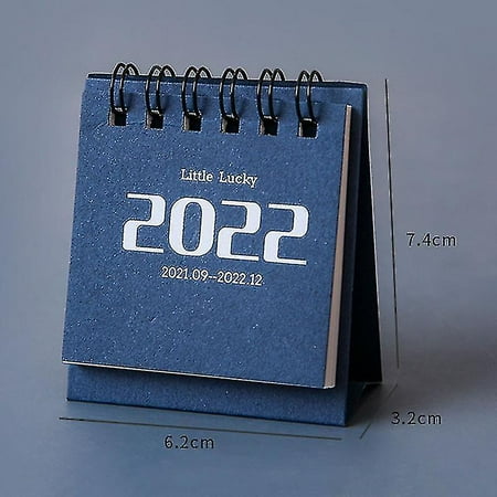 Mini Calendar Book 2022 Desktop Decoration Plan Desk Calendar Office ...