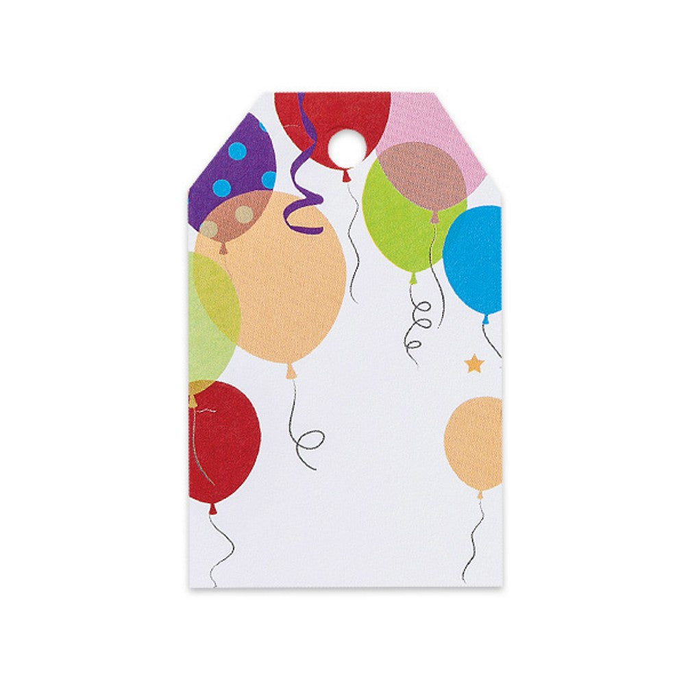 Party Balloons Printed Gift Tags - 2 1/4 x 3 1/2 - 50 Pack (PTBAL ...
