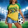 BOOMNY Women's Short Sleeve Football Tshirts 2026 Soccer Game Graphic ...