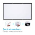 16:9 Projector Screen Fabric 100 120 Inch Screen Projection Portable ...