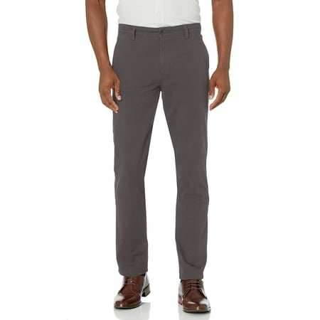 Dockers Men's Slim Fit Ultimate Chino Pants, Burma Grey, 31Wx34L ...