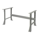 Fixed Height Workbench C-Channel Flared Leg, Steel Square Edge, 48"W x ...