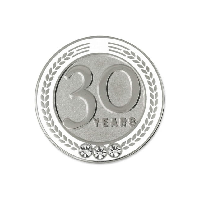 PinMart's 30 Years of Service Award Employee Recognition Gift Lapel Pin ...