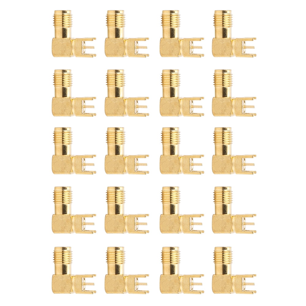 Conector SMA, 20 piezas Conectores de cable coaxial SMAKWE RF Conector ...