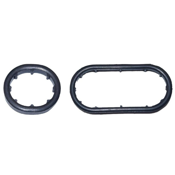 Bapmic Lower 1121840261 Engine Oil Cooler Gasket + 1121840361 Upper ...