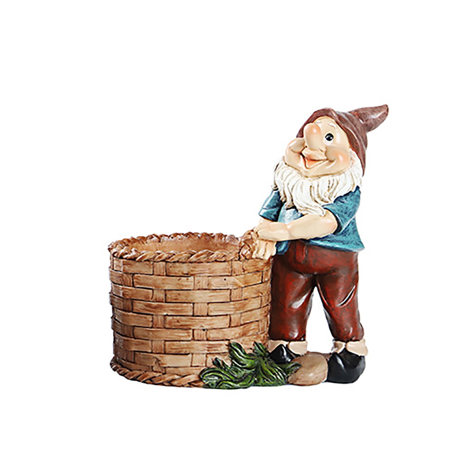 WREESH Dwarf Flower Pot Decoration Garden Courtyard Landscape Sculpture ...