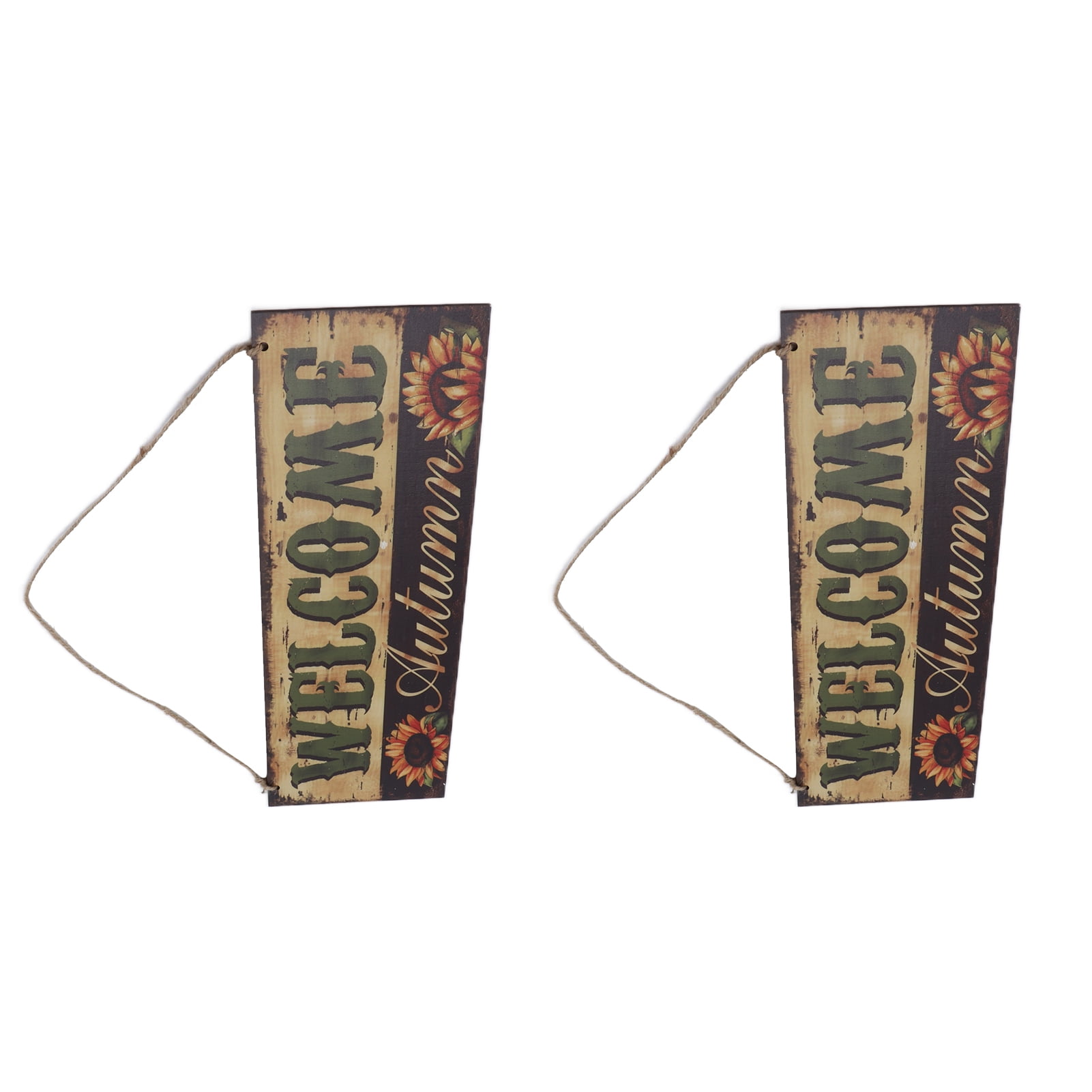 Tablero de letrero de bienvenida, 2 piezas de tablero de madera para ...