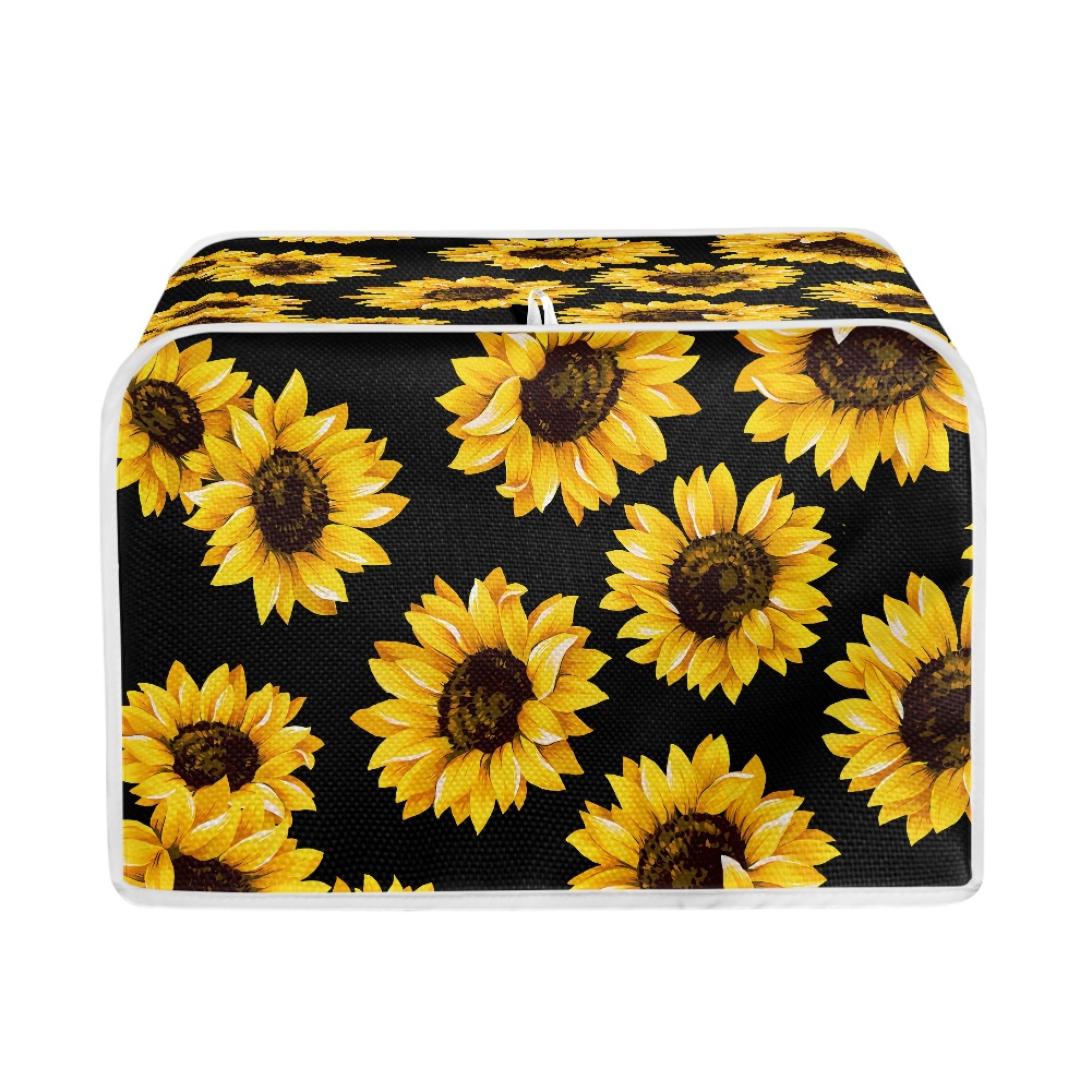 NETILGEN Sunflowers Hippie Print Design Toaster Covers Washable ...