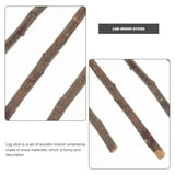40pcs Natural Stick Wood Craft Sticks DIY Wood Log Sticks Decorative ...