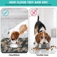 Boho Tropical Paradise Non-Slip Dog Feeding Mat - Absorbent Food Pad ...