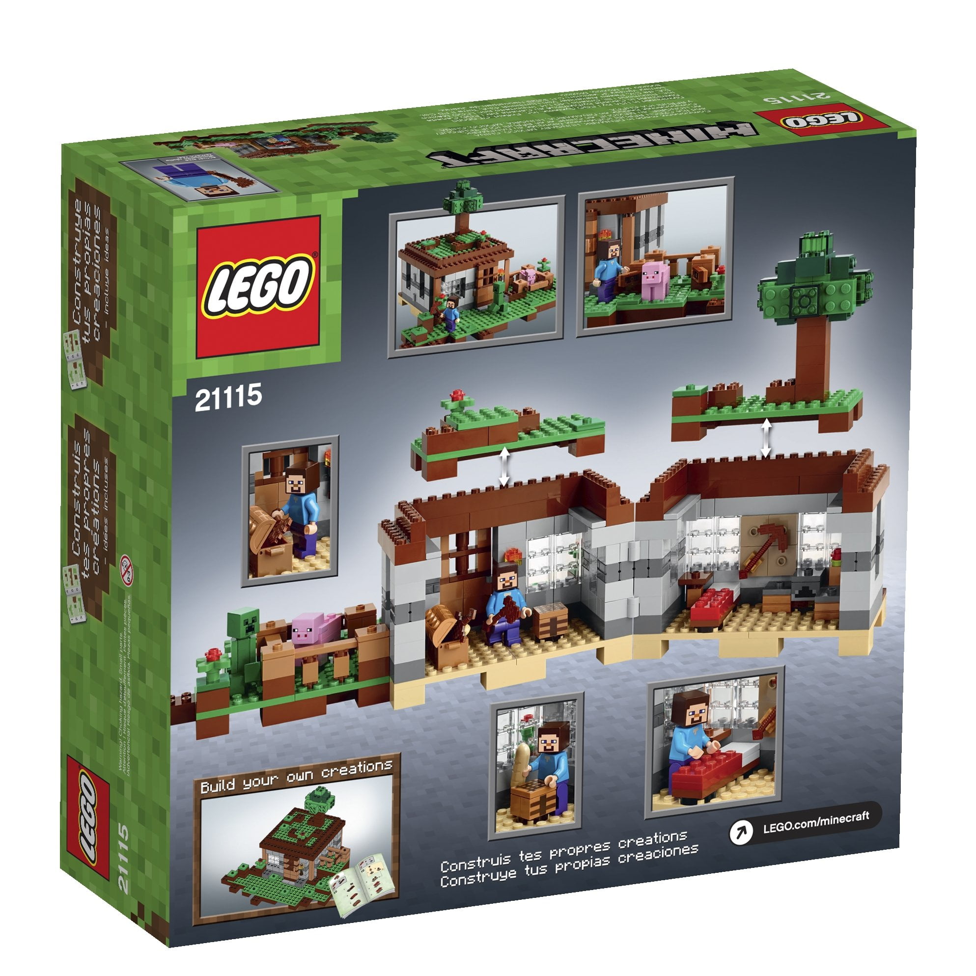 LEGO Minecraft 21115 The First Night LEGO - | Walmart en línea