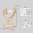 Optical Glass Prisms and Wooden Holder Base Physics Teaching Tool for ...