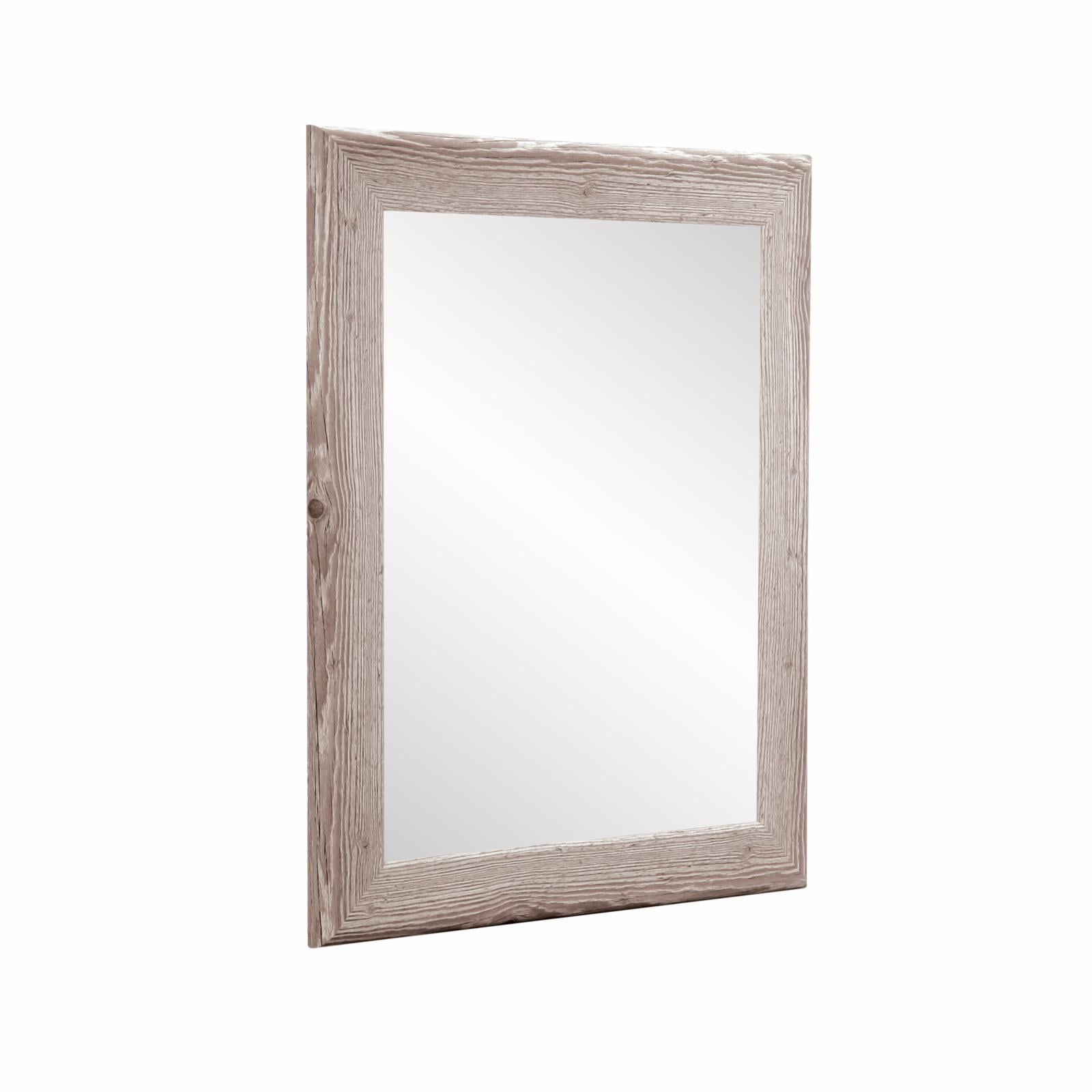 BrandtWorks Farmhouse White Rectangular Wall Mirror - Walmart.com