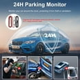 Molaner 2K Dual Dash Cam Front and Rear, Includes 64G Card for 24/7 ...