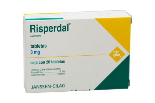 Risperdal 3 mg tabletas 20 pzas | Walmart en línea